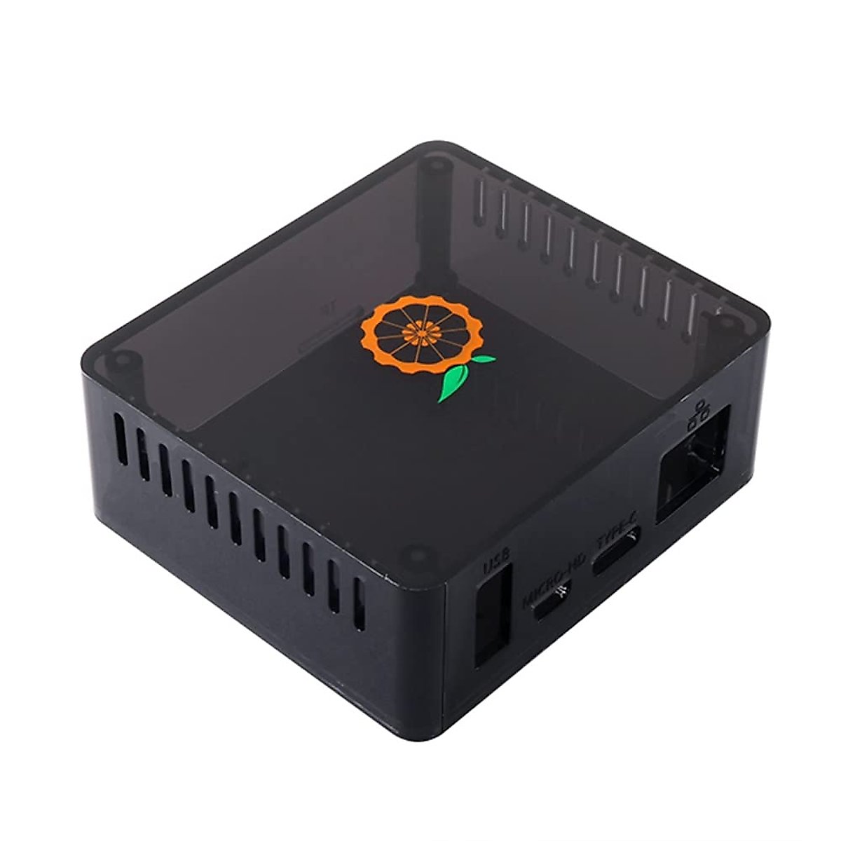 Viupolsor for Orange Pi Zero 2 ABS Black Case, Cannot Hold Expansion Board Together,Only The Development Board Can Be Installed