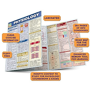 Physiology QuickStudy Laminated Reference Guide (QuickStudy Academic)