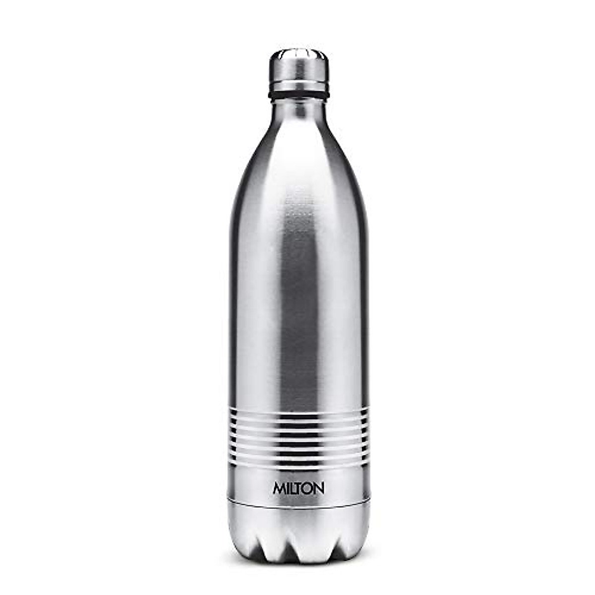 Thermosteel Duo Deluxe Insulated Water Bottle 18/8 Stainless Steel Double Walled for Hot & Cold (Stainless Steel, 34 oz (1000 ml))