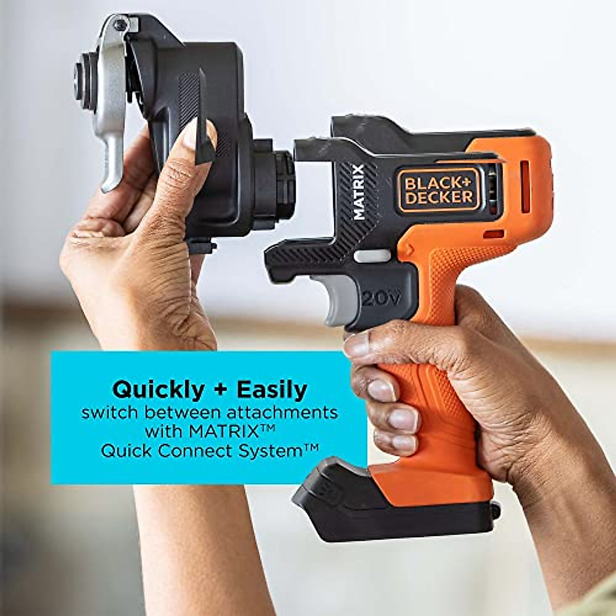 BLACK+DECKER MATRIX Oscillating Multi Tool Attachment with Storage Case (BDCMTOSTFF)