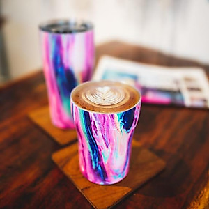 Seriously Ice Cold SIC 20 Oz. Double Wall Vacuum Insulated 18/8 Stainless Steel Travel Tumbler Mug | Powder Coated with Splash Proof BPA Free Lid | Coffee, Tea, Wine, and Cocktails (Cotton Candy)