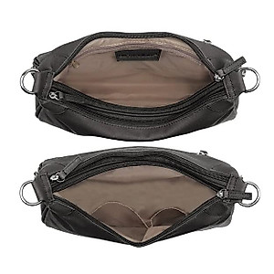 GTM womens Tote'n Handbag, Black, GTM Gun Tote n Mamas Concealed Carry Basic Hobo Handbag Black Small, Black, Small US