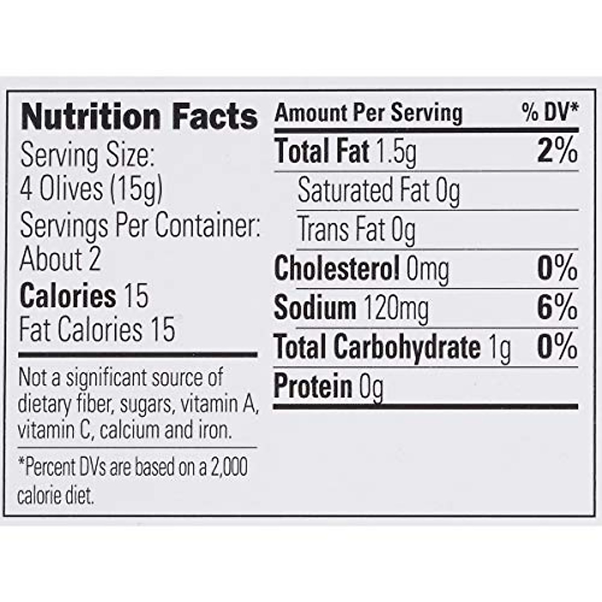 Pearls Olives To Go!, Large Ripe Pitted, Black Olives, 4.8 Ounce - 4 Count(Pack of 6)