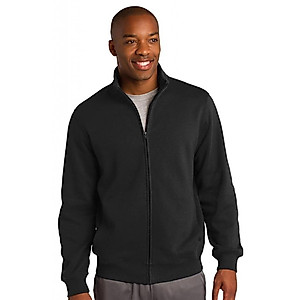 SPORT-TEK Men's Full Zip Sweatshirt XL Black