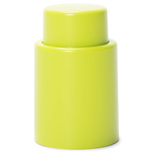 Cork Pops Pink Yellow and Orange Acrylic 2.75 Inch Silicon Seal Vacuum Wine Bottle Stopper Set Of 3