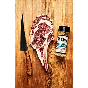 St Elmo Steak House Seasoning, Flavorful Rub for Steaks, Burgers, Chicken, Seafood, and More - 12 Pack