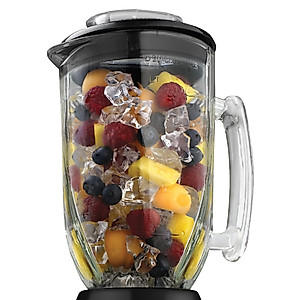Black & Decker BL10450HB Crush Master 10-Speed Blender with 42-Ounce Glass Jar, Black