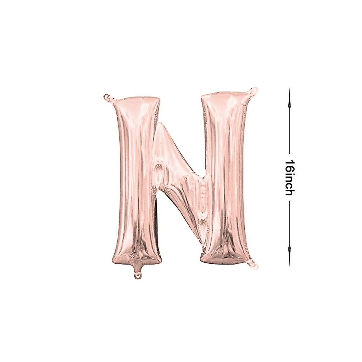 AnnoDeel 16inch NO BOYS ALLOWED Foil Balloons Banner,Rose Gold Letter Mylar Balloon for Women Bride Bacheloretter Banner Party Decoration