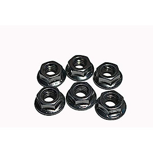 Forester Chainsaw Replacement Bar Nuts - New 6 Pack Chain Saw Nuts Fits Husqvarna Jonsered Partner Replaces OEM 503220001 Chainsaw Parts and Accessories Sprocket Cover Flange Nut for Guide Bars