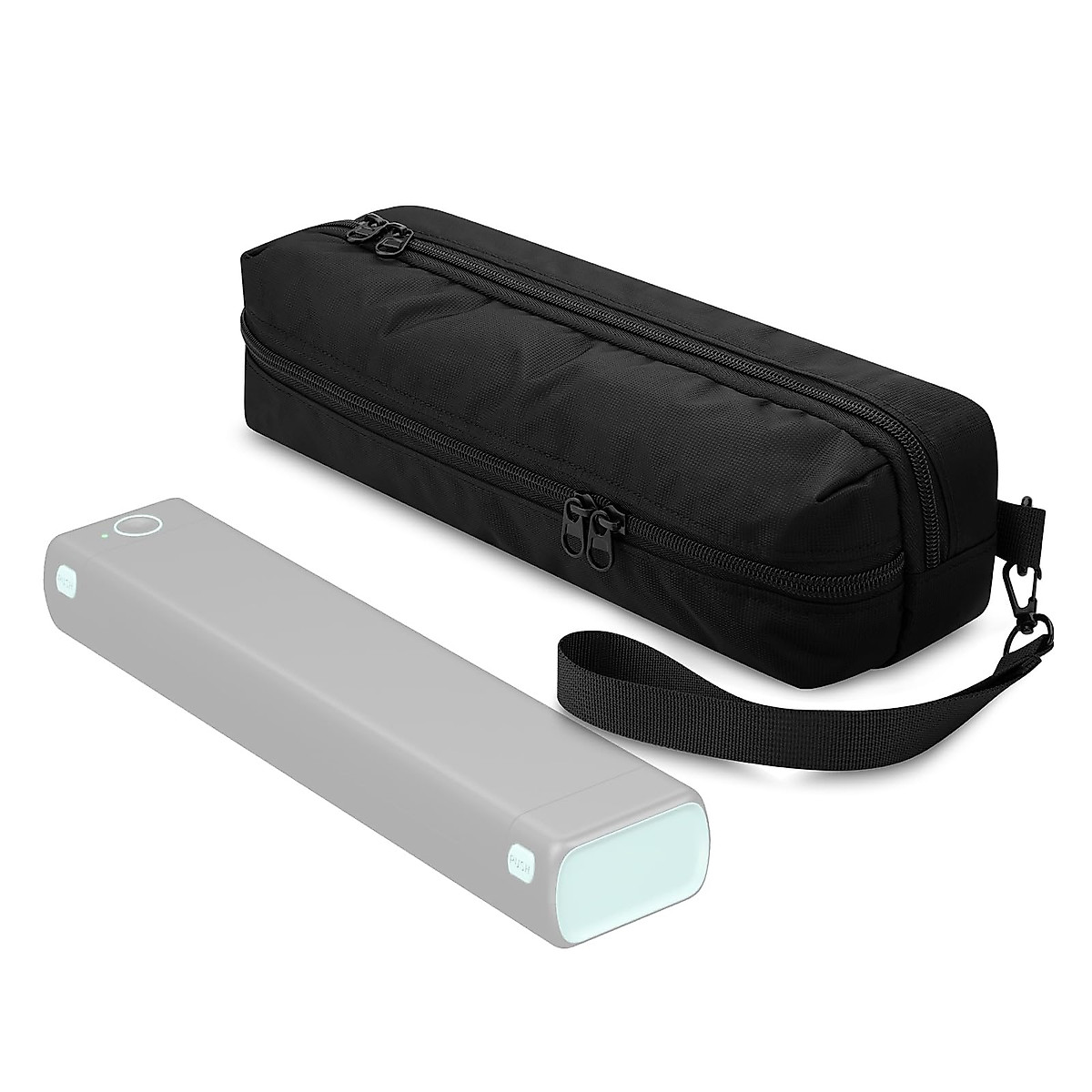 CaSZLUTION Portable Printer Case for JADENS Wireless Portable Printer, Travel Storage Bag Compatible with Phomemo M08F Portable Thermal Printers, Letter & A4 Parper and Cable (Case Only)