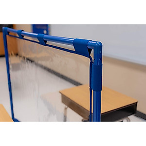 Children's Factory Big Screen Clear PlayPanel Super Set - 8, Kids Room Dividers, Classroom Privacy Screens, Clear