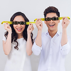 The Eclipser Glasses - American Paper Optics Eclipse Safety Glasses - Eye Protection Glasses for Solar Viewing - Solar Eclipse Glasses for School Science Fairs & Eclipse Viewing, (Original, Pack of 5)