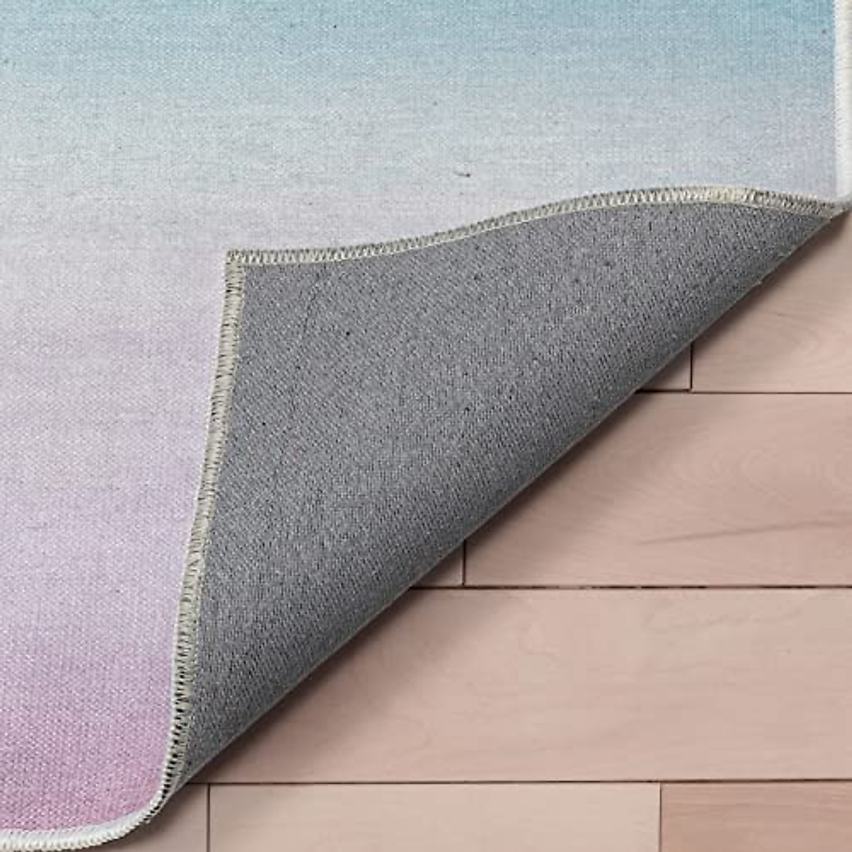 Well Woven Kids Rugs Sunrise 5' x 7' Multi Color Modern Printed Machine Washable Area Rug