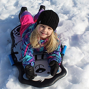 Flexible Flyer Polar Bear Kids Foam Sled Toddler Snow Slider, 36 inch
