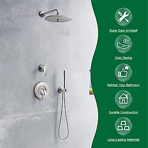 Moen Replacement Lever Shower Handle Kit - Compatible with Single Handle Tub and Shower Faucets, 100657, Brushed Nickel