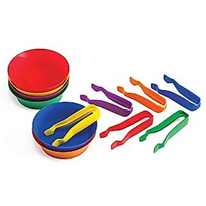 Learning Advantage CTU13905 Sorting Bowls and Tweezer Set (Pack of 12)