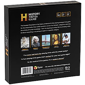 HISTORY Channel Trivia Game - 2000+ Fun General Knowledge Questions for Adults, Family and Teens in The Pursuit of Trivial Knowledge - The Perfect Party Card Game for Board Games Night with your Group