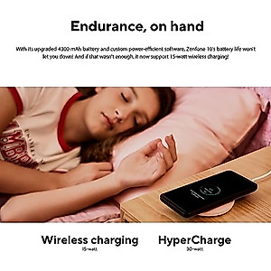 ASUS Zenfone 10 Cell Phone, 5.9” FHD+ AMOLED 144Hz, IP68, 4300mAh Battery, 50MP/13MP Dual Camera, 32MP Front Camera, 8GB+256GB, 5G LTE Unlocked Dual SIM, White, AI2302-8G256G-WH [US version]