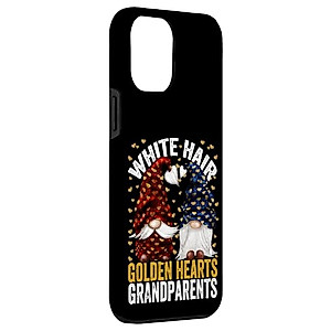 iPhone 13 Pro Max Funny Garden Gnomes Couple For Worlds Best Grandparents Ever Case