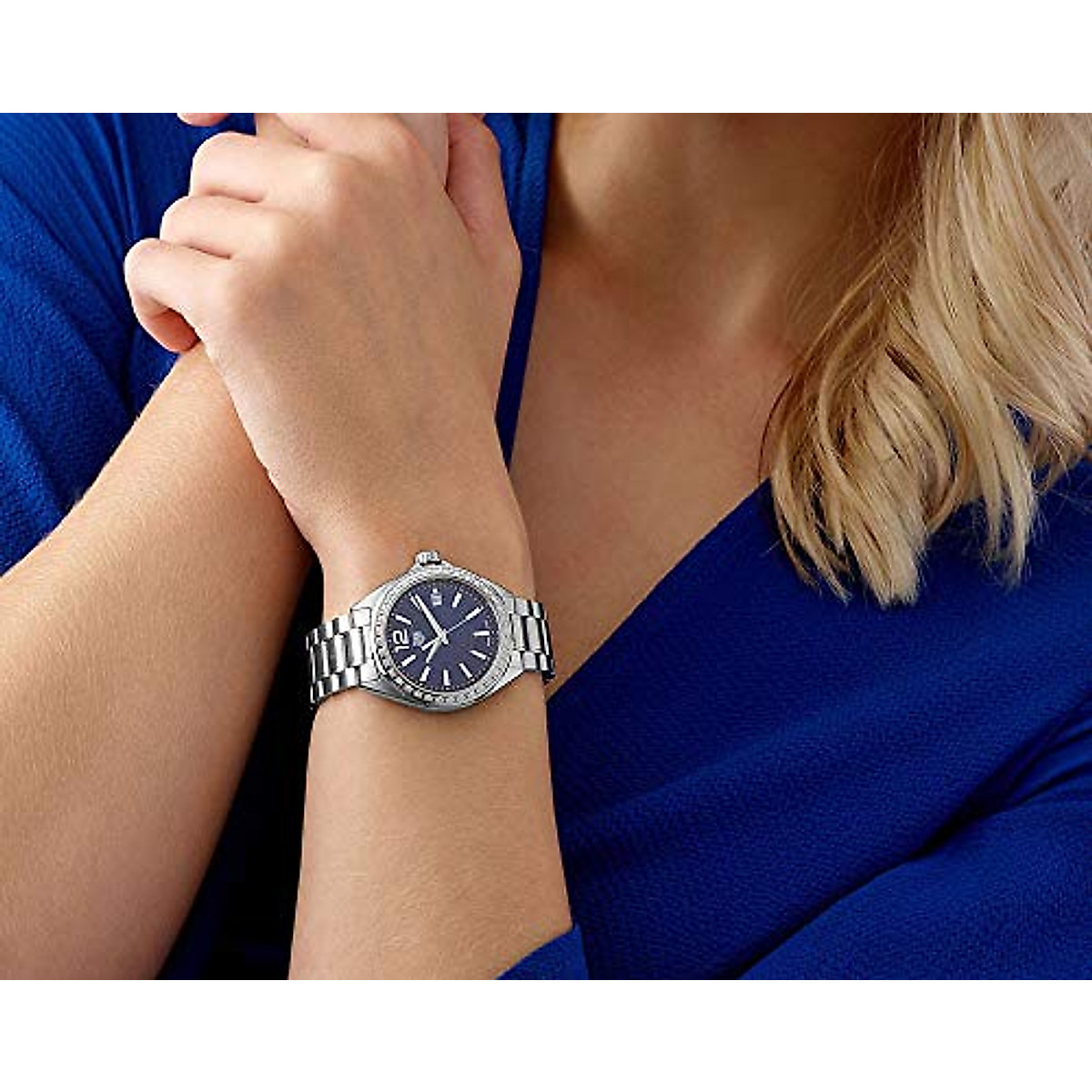 Tag Heuer Formula 1 Blue Dial Diamond Ladies Watch WBJ1316.BA0666