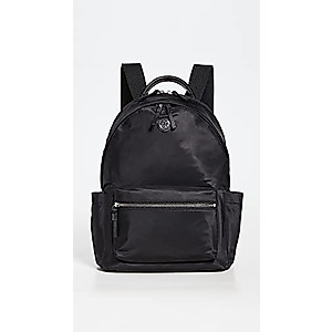 Tory Burch Women's Virginia Zip Backpack, Black, One Size
