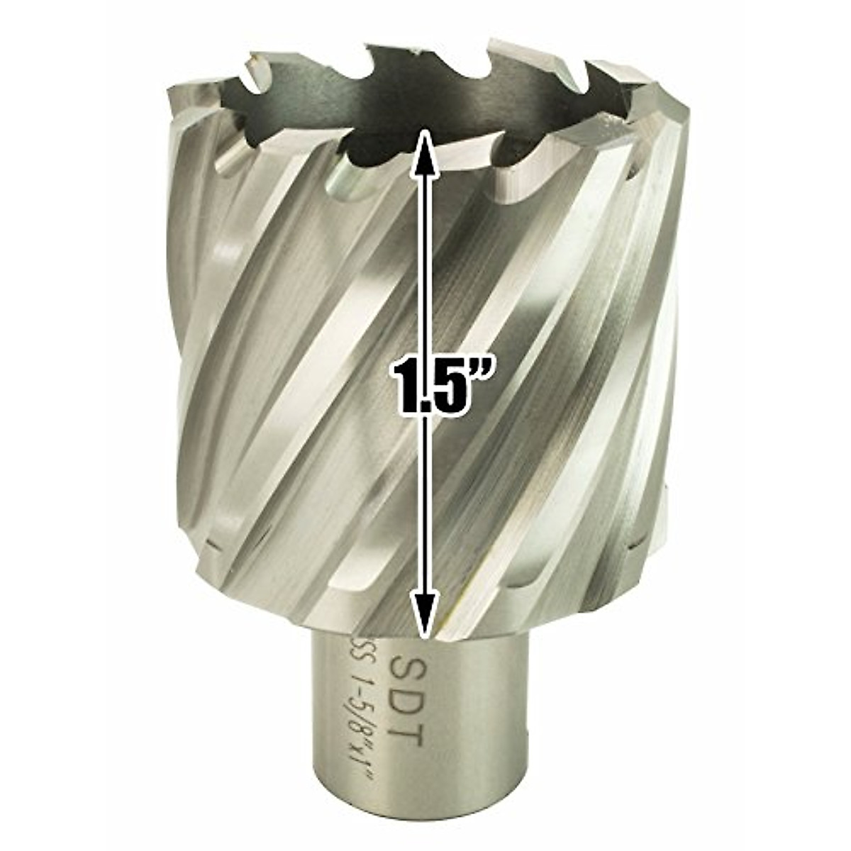 Steel Dragon Tools 1-5/8" x 1" High Speed Steel Annular Cutter with 3/4" Weldon Shank