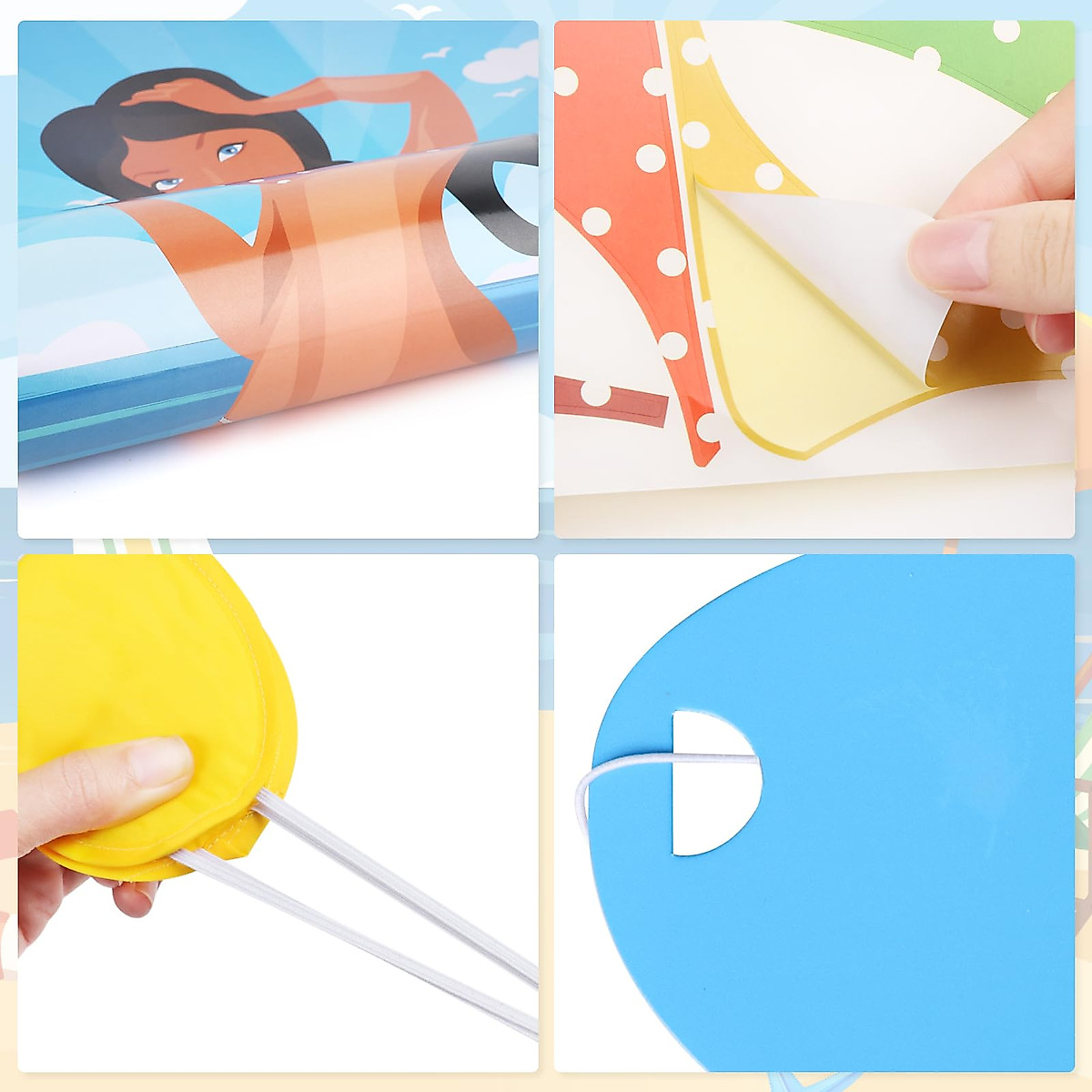 Lemicin Bridal Shower Games Pin The Pants On The Person with 36 Stickers Large Game Poster for Bachelorette Party Games Girls Night Party Games Birthday Party Game