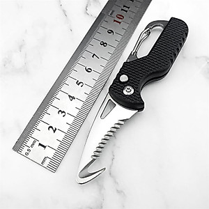 Goshawk Small Pocket Knife for Men, Cool Carabiner Knife Box Cutter with 1.77inch 5CR13MOV Blade, Mini Folding Knives EDC Gadgets Folding Tools, Great Gift