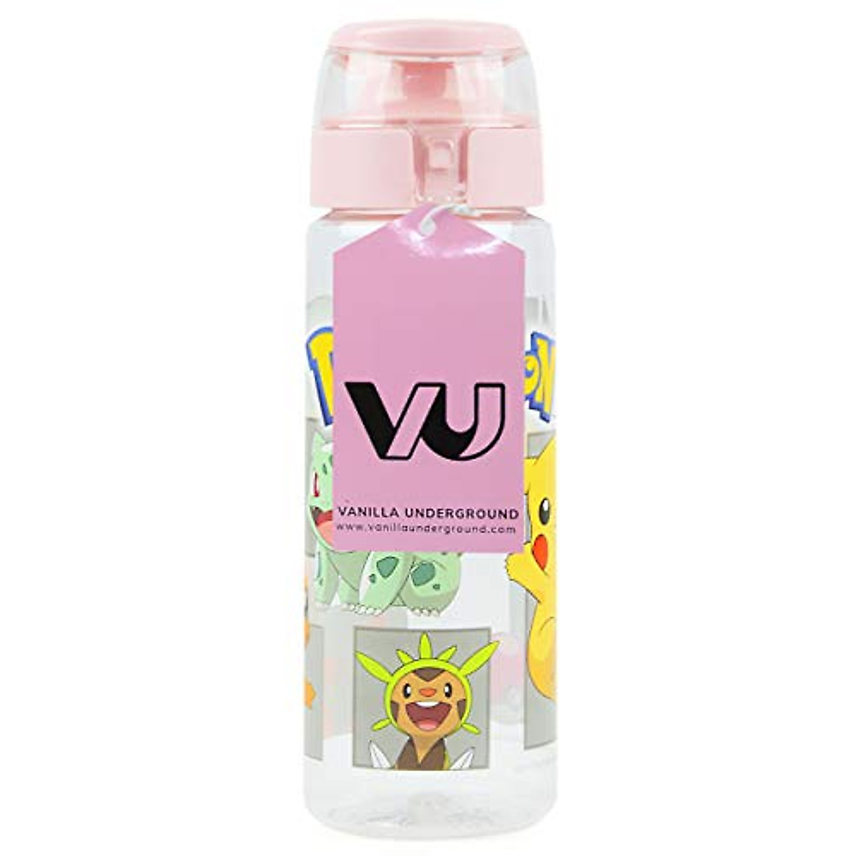 Pokemon Pikachu Character's Sports Girls Plastic Water Drinks Bottle Cup