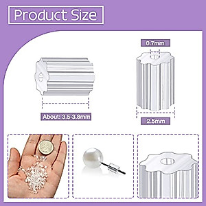 TOAOB 144pcs Clear Plastic Rubber Safety Earring Backs Soft Silicone Ear Nut Stoppers Replacement 2.5x3.5mm for Fish Hooks Earring Post Studs