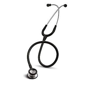 3M Littmann Stethoscope, Classic II Pediatric, Black Tube, Stainless Steel Chestpiece, 28 inch, 2113