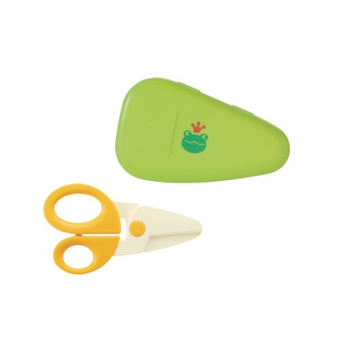 1 X Japan Richell Baby Food Sicssors Tool with Case