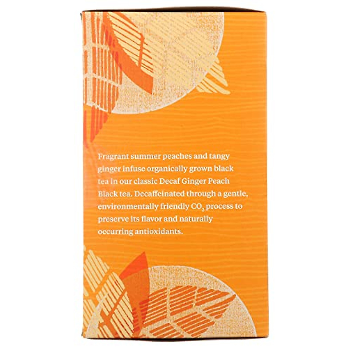 Allegro Tea, Organic Decaf Ginger Peach Black Tea Bags, 20 ct