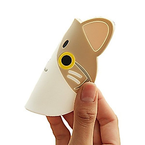 Flowersea998 Set of 6 Cute Cat Cup Coasters Mats Silicone Rubber Faces Insulated Flexible Durable Non Slip Hot Pads for Beverage Drink Beer Wine Glass Tea Home Wedding Registry Gift Idea