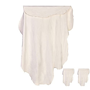 2-Pack Chamois Cloth for Car 35''x 24'' Fast Drying Pad Towel Natural Shammy Towel Real Leather Sheepskin Washing Cloth Cleaning Towel Car and Precision Instruments Multipurpose Wipes Natural Shape