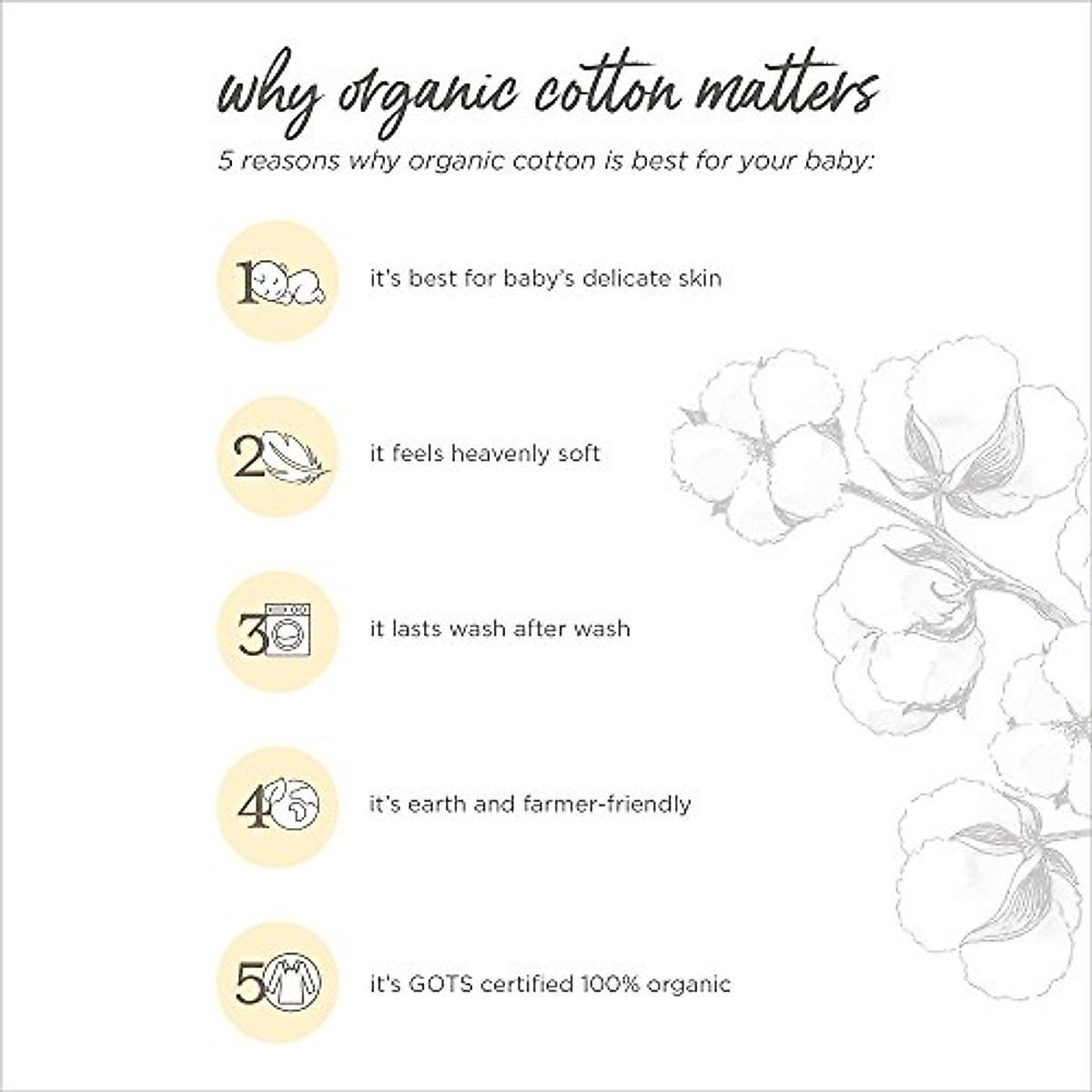 Burt's Bees Baby - Swaddles, Muslin Cotton Baby Blankets, 3-Pack, Multipurpose Lightweight & Breathable 100% Organic Cotton