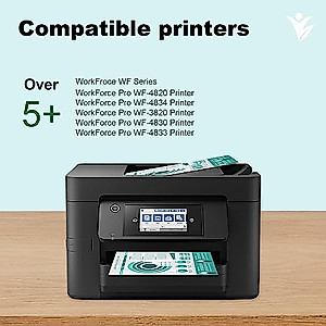 YUANQIMM 822XL Ink Cartridges Remanufactured Replacement for Epson 822 Ink Cartridges Combo Pack 822XL T822 XL for Epson Workforce Pro WF-4820 Ink Cartridges WF-3820 WF-4830 WF-4833 WF-4834 (4-Pack)