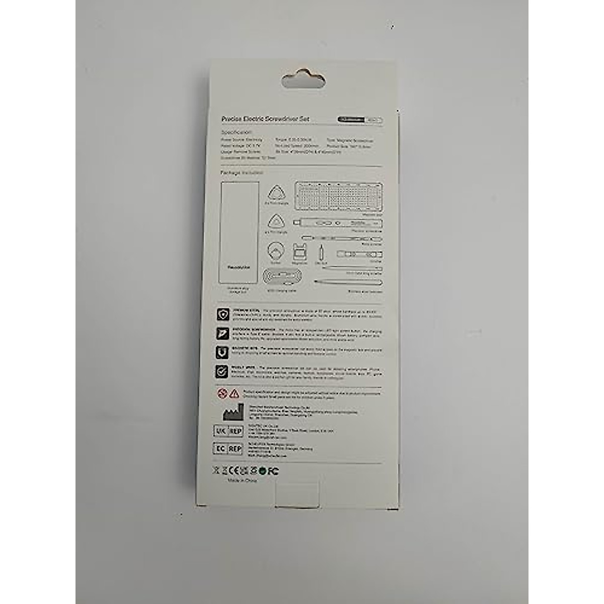 Housolution Mini Electric Screwdriver, 62 In 1 Magnetic Screwdriver with 48PCs Bits Small Cordless Electric Screwdriver Kit With Led Light, Handy Repair Tool for Phone Watch Camera Laptop, Gray