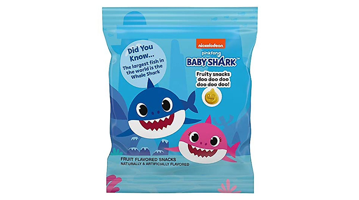 Funables Baby Shark Fruit Snacks - Portable Kids' Fruity Treats