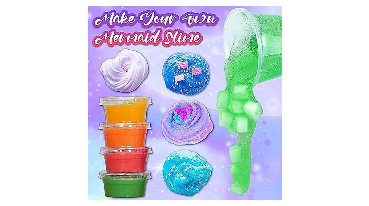 DIY Mermaid Slime Kit for Girls 10+ | Creative & Glow-in-Dark Fun