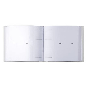 Pearhead My Baby Album, Baby Book Photo Keepsake for New and Expecting Parents, 50 Pages, Holds 200 6” x 4” Pictures, Gender-Neutral Baby Accessory, Classic Gray and White Polka Dot