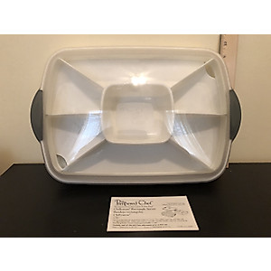Pampered Chef Chillzanne Rectangular Serving Egg Tray / Vegetable / Fruit Cool