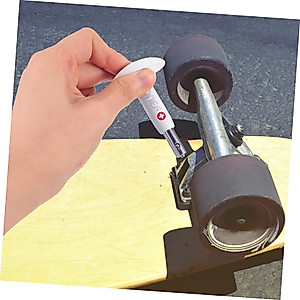 MERRYHAPY Skateboard Remover Tools Skate Disassemble Tool Bones Bearing Tool Wheel Bearing Puller Seal Puller Roller Skating Accessories Bearing Supplies Bearing Removal Tool Hub White Metal