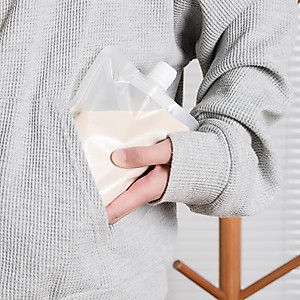 OXJJCCXO Plastic Alcohol Pouches,Hidden Flasks for Liquor for Concerts,Drink Pouches for Adults Alcohol,Reusable Juice Pouches and Concealable Booze Bags,Rum Runners for Cruise Leak Proof set-16OZ