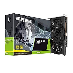 ZOTAC GeForce GTX 1660 6GB GDDR5 192-bit Gaming Graphics Card, Super Compact, ZT-T16600K-10M