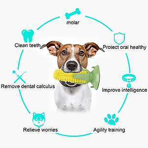 Corn Shape Dog Chew Toy, Corn Cob Dog Toy Aggressive Chewers Puppy Teeth Chew Corn Stick Toy for Small Meduium
