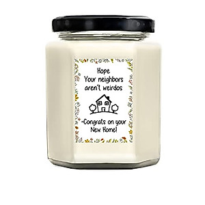 House Warming Gifts New Home - Best, Funny Housewarming Presents For New Home, First Home, New Apartment, Housewarming Decoration Party - Unique New House Gift Ideas, Moving Gifts -Lavender Candle 8Oz