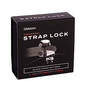D'Addario Accessories Universal Strap Lock System, Black