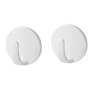 BESPORTBLE 2Pcs Fridge Magnet Hook Refrigerator Hanger Plastic Wall Hooks for Kitchen Refrigerator Home Utensils (White)