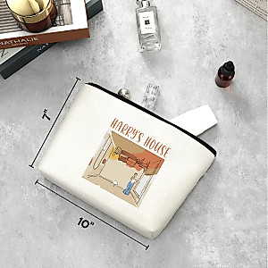 Decohim Cute House Makeup Bag Cosmetic Bag for Women Men House Decor Stuff Inspired Singer Fan Gift Album Gift for Music Lovers Fans Teenage Sister Daughter Best Friends Birthday Graduation Friendship